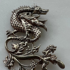 Elegant Dragon Pin - 15th Century Style - Livery / Pilgrim's Badge ...