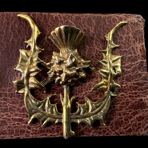 Medieval Belt Stud - Scottish Thistle - SCA, HEMA, Reenactment, Costume ...