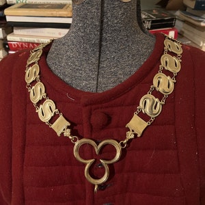 Medieval Livery Collar - Collar of "esse" or "s" - SCA - EMP - LARP ...