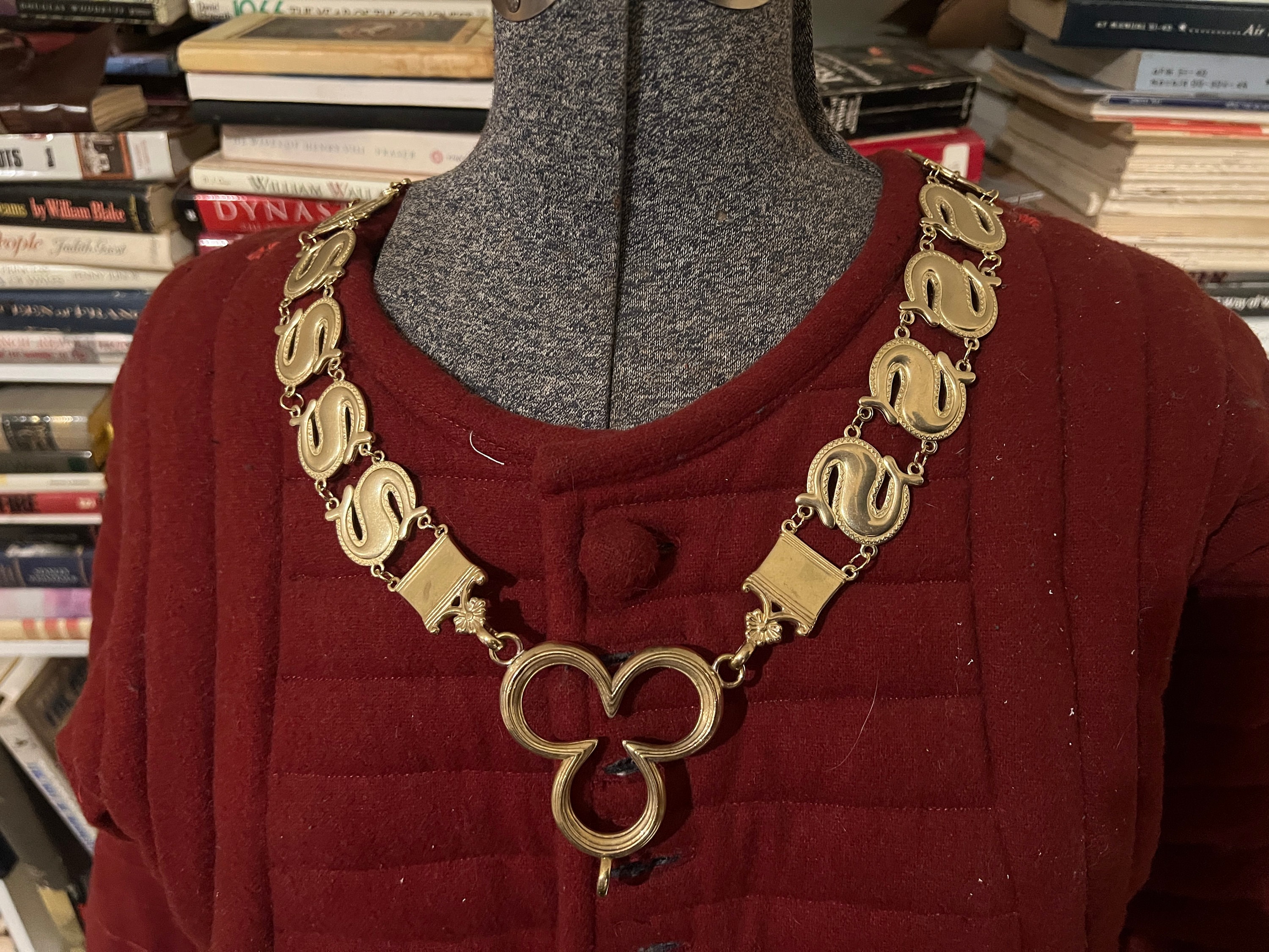 Medieval Livery Collar - Collar of "esse" or "s" - SCA - EMP - LARP ...