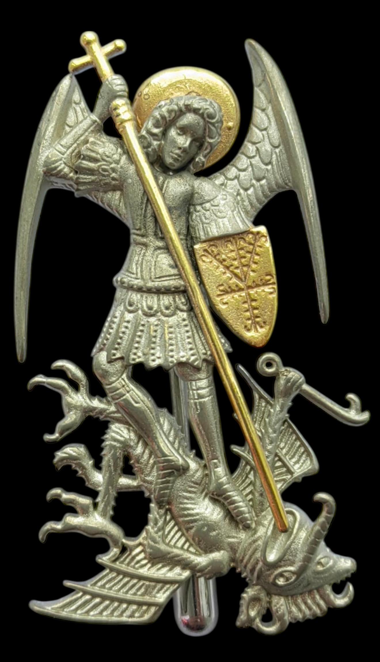 Saint Michael & the Demon - King Sized - 15th Century - Livery ...
