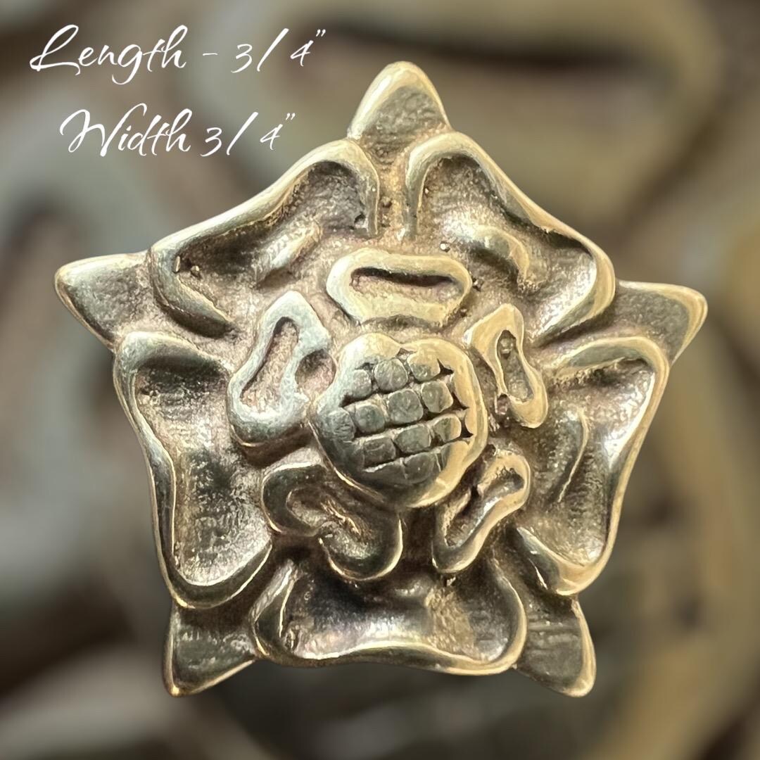 Tudor Rose / Medieval Rose Small Pilgrim's Badge - SCA - Reenactment ...