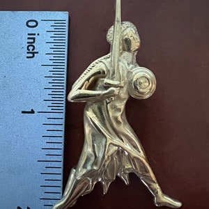 Walpurgia I.33 Inspired Sword and Buckler Lady Fighter Pin Pilgrim's ...