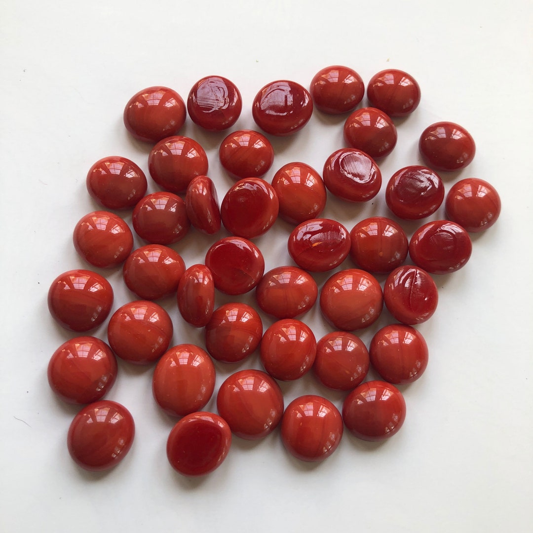 Pente Stones - Game Stones - Rare Solid Red Color! - Etsy