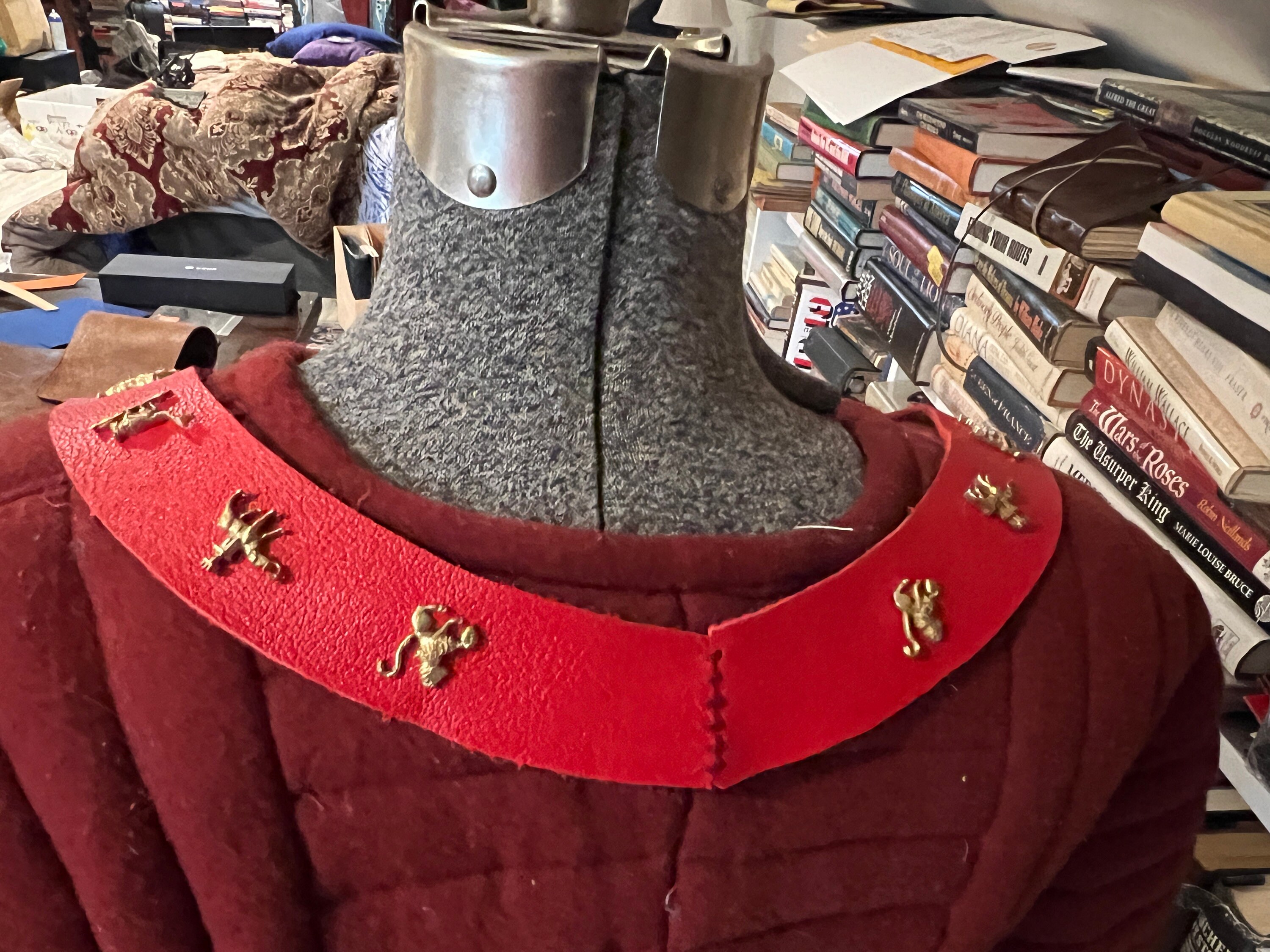 Medieval Leather-backed Livery Collar - Fiore Dei Liberi Theme - Hema ...