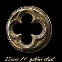 Medieval Belt Stud: Pierced Quatrefoil Design, SCA HEMA Costume - Etsy