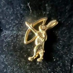 Battle Bunny #03 - Bunny Archer EARRINGS - Post - 18k Over Sterling ...