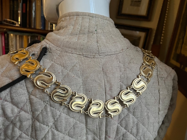 Medieval Livery Collar - Collar of "esse" or "s" - SCA - EMP - LARP ...
