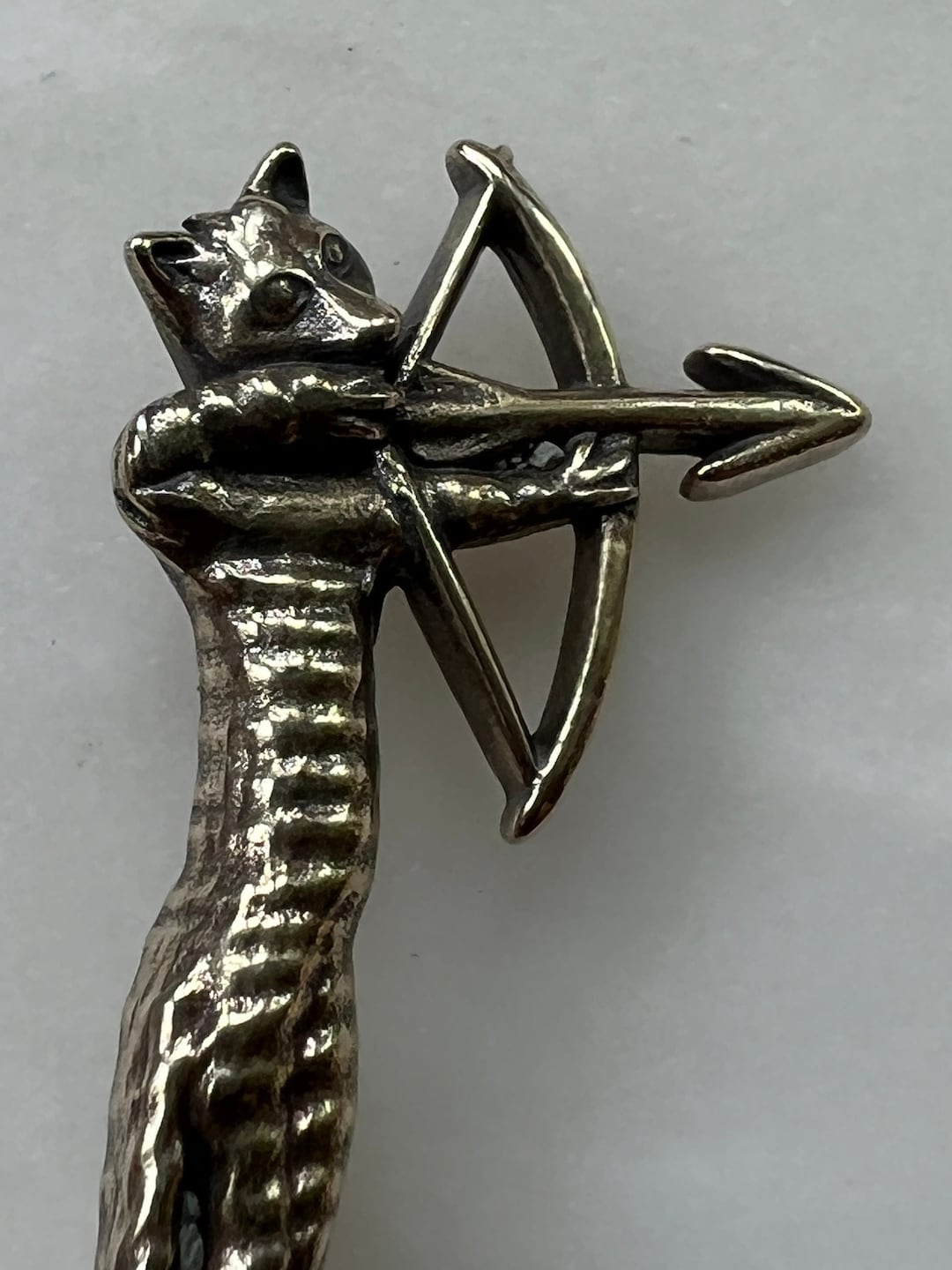 Archer Cat Medieval Marginalia - Pilgrim's Badge / Pin - HEMA, Rapier ...