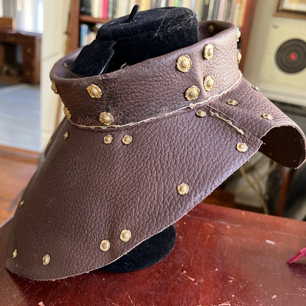 Leather Gorget - Etsy