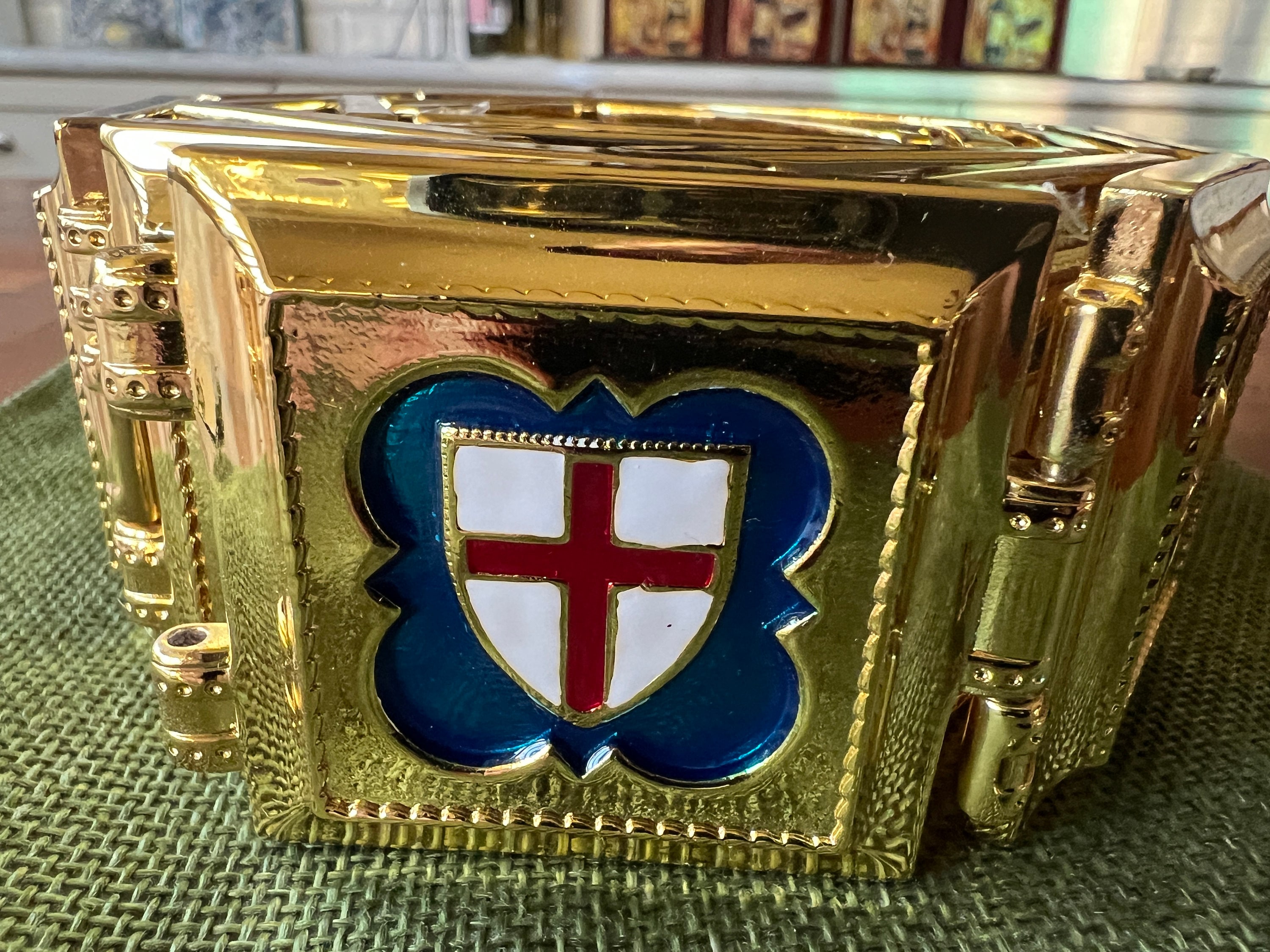 14th - 15th Century Knightly Plaque Belt - Blue With St. George and ...
