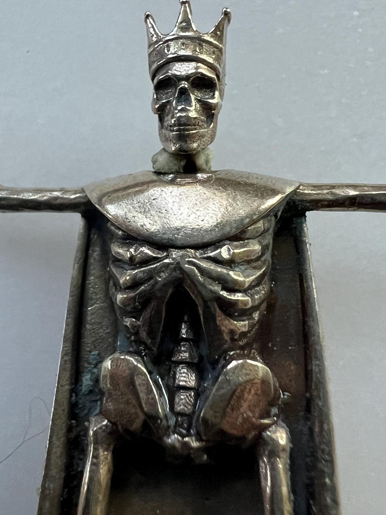 Skeleton King - 15th Century - Livery / Pilgrim's Badge - SCA - HEMA ...