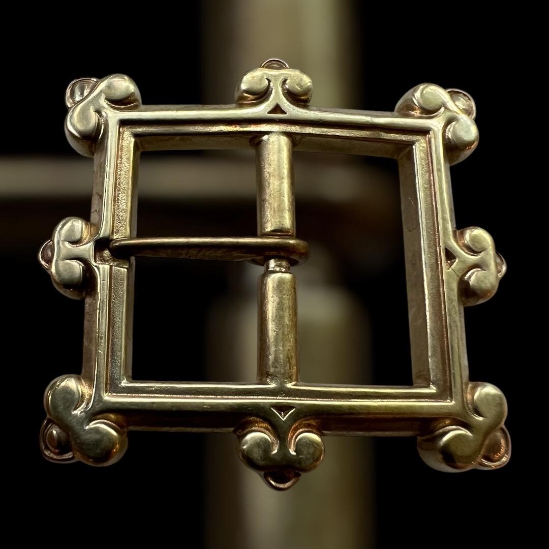 3/4” Late Medieval Belt Square Gothic Buckle - SCA, LARP, HEMA ...