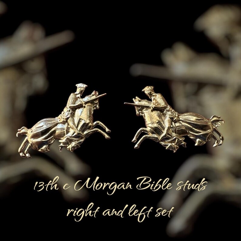 13th Century Morgan Bible Belt Studs - 1” - 25mm - Medieval Marginalia ...