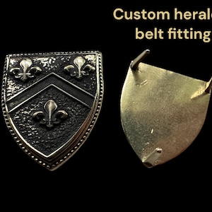 Custom Heraldic Belt Studs - Medieval - SCA - LARP - Reenactment - HEMA ...