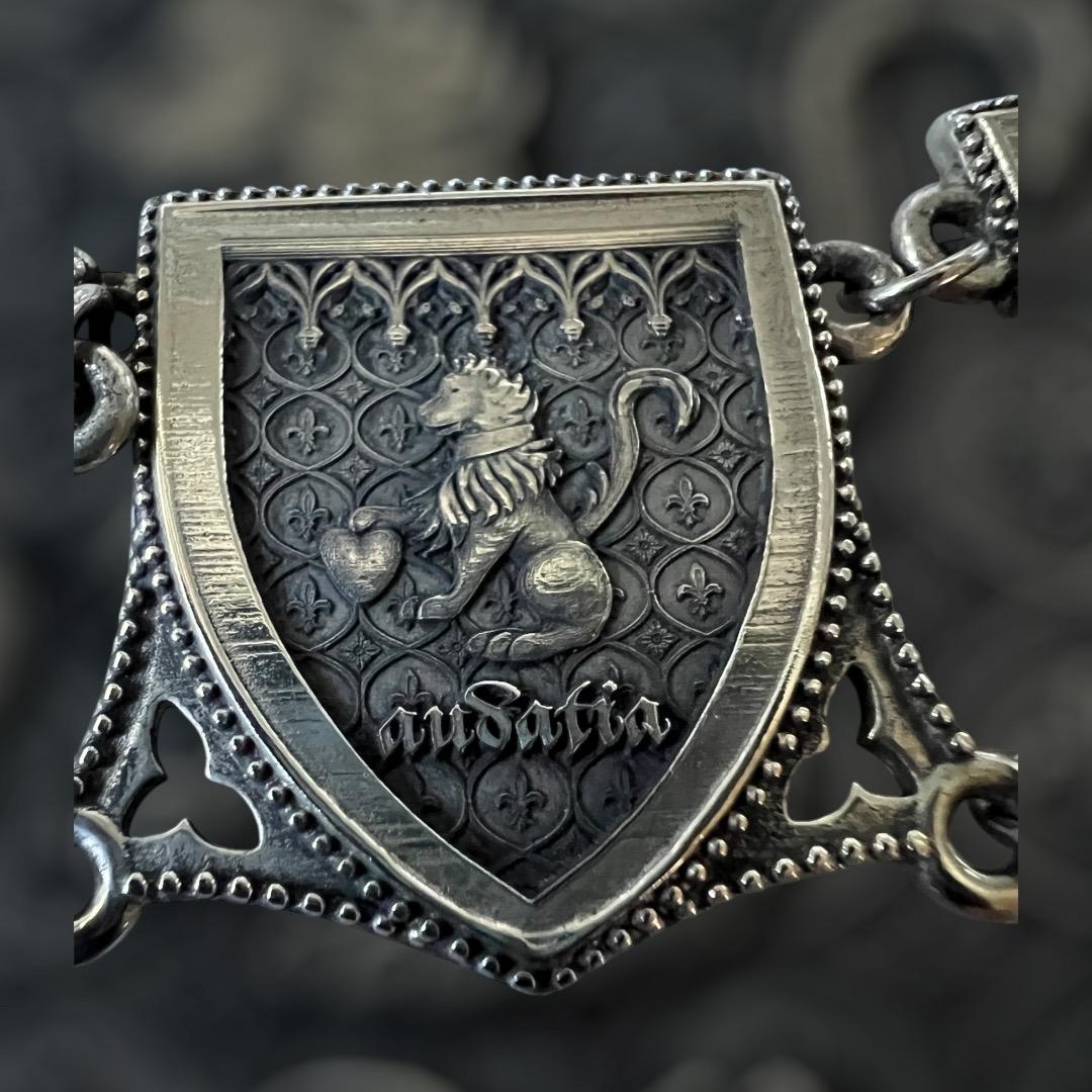 Nickel-silver Medieval Livery Collar: Fiore Dei Liberi Theme, SCA HEMA ...