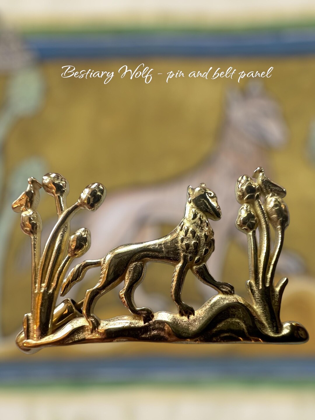 Medieval Wolf - 14th Century - Livery / Pilgrim's Badge - SCA - HEMA ...