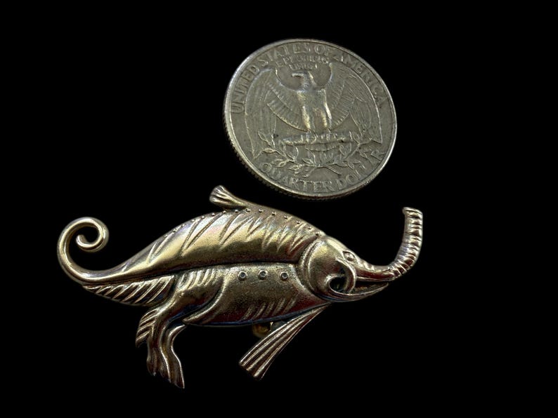 Medieval Hippopotamus Pin - Pilgrim's Badge - HEMA - SCA - Etsy