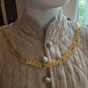 Medieval Renaissance Knight or Squire Chain - Fealty Chain - SCA ...