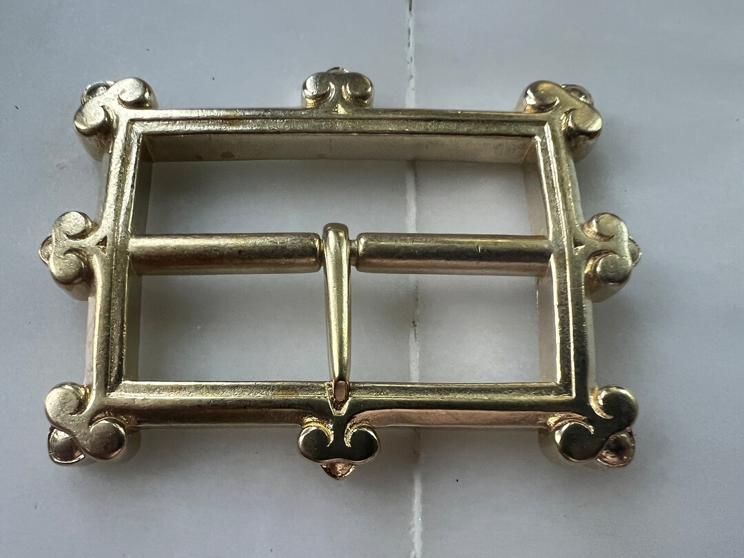 1.5" / 41mm Wide Gothic Medieval Buckle - SCA, LARP, HEMA, Reenactment ...