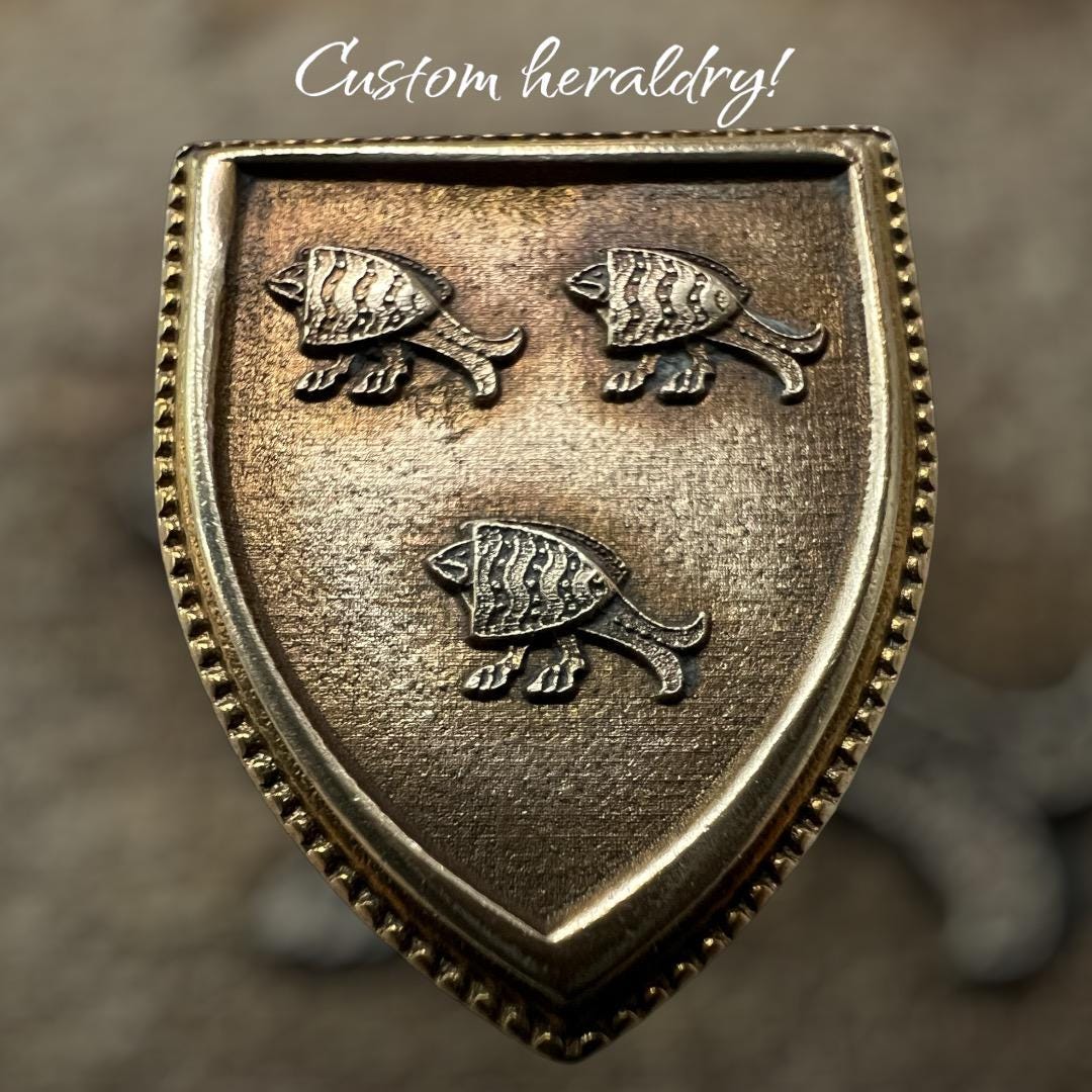 Custom Heraldic Artwork for Our Engraved or Carved Items - Etsy