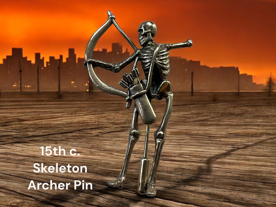 Skeleton Archer - 15th Century - Livery / Pilgrim's Badge - SCA - HEMA ...