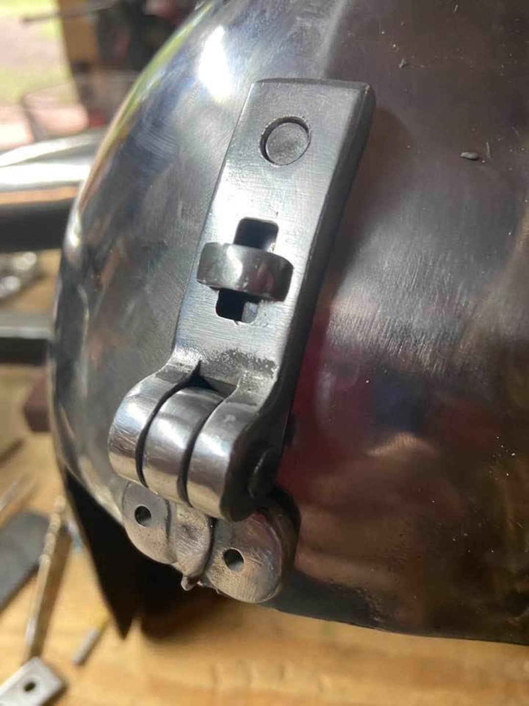 Medieval Bascinet Hinge Stainless Steel (SCA, HEMA), 14th Century ...