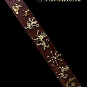 Medieval Belt Stud - Scottish Thistle - SCA, HEMA, Reenactment, Costume ...