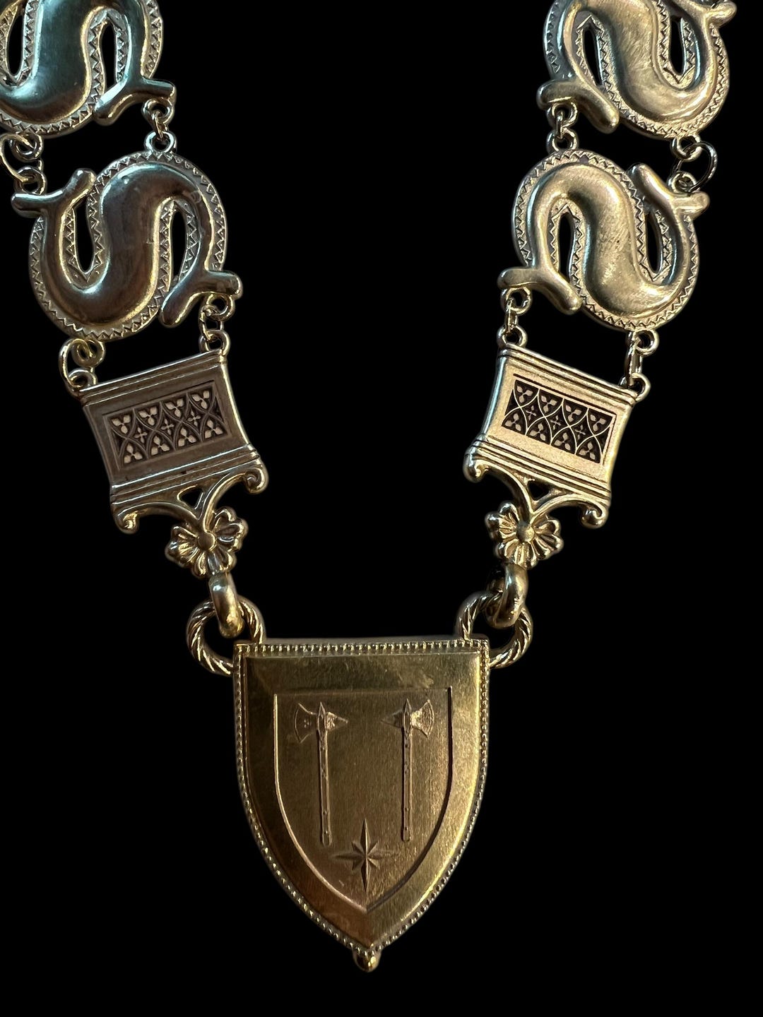 Medieval Livery Collar - Collar of "esse" or "s" With Custom Heraldic ...