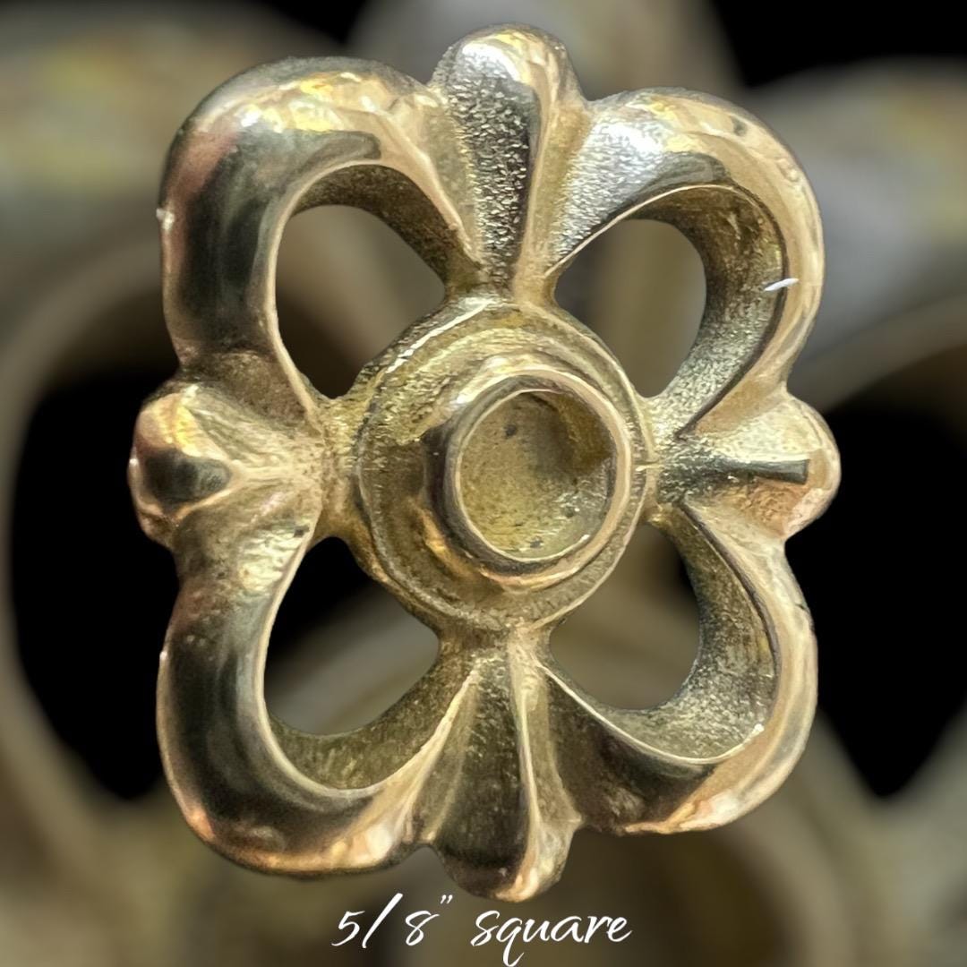 Medieval Belt Stud - 5/8” - Pierced Quatrefoil Thames River Stud - SCA ...