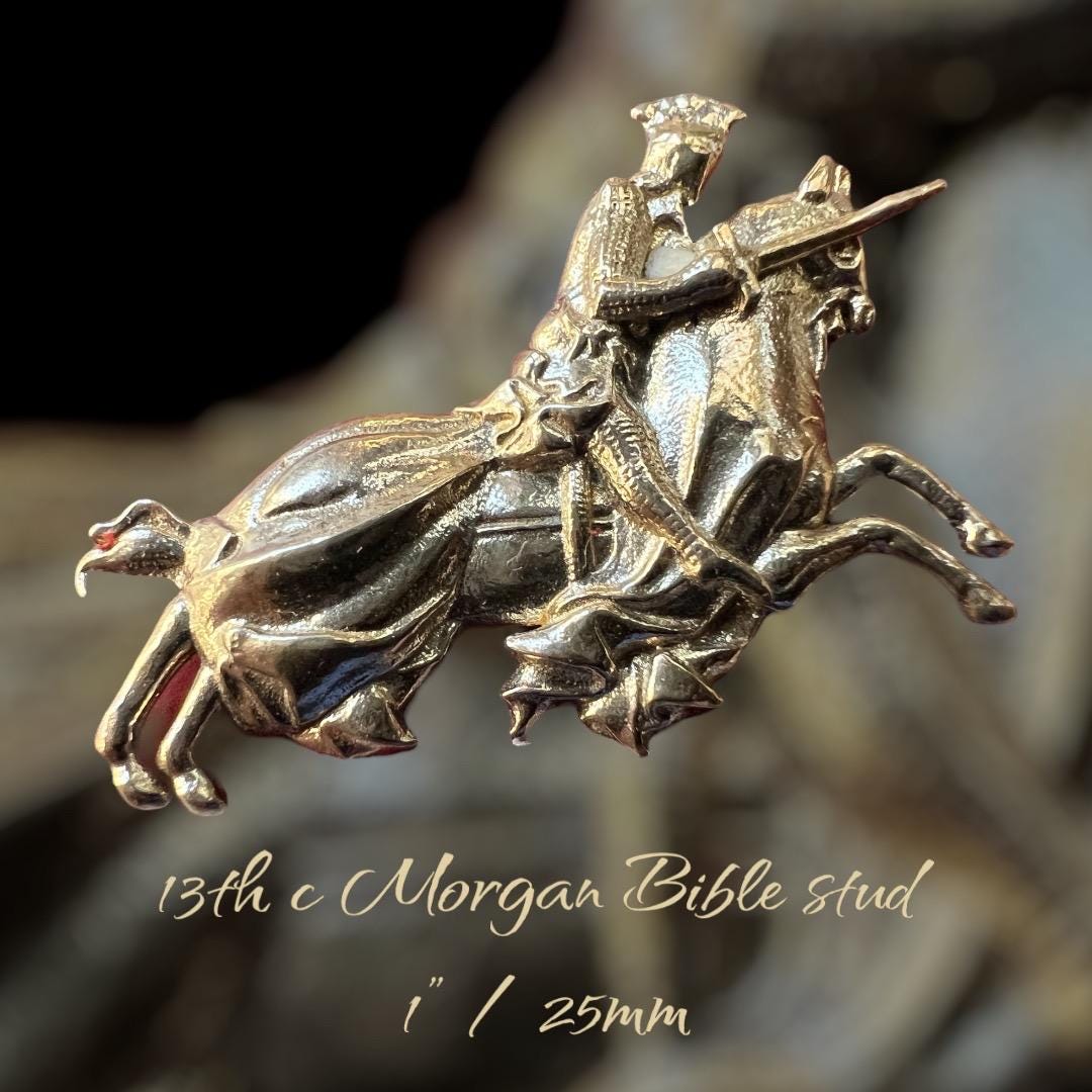 13th Century Morgan Bible Belt Studs - 1” - 25mm - Medieval Marginalia ...
