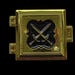 14th - 15th Century Knightly Plaque Belt - Black With Crossed Swords ...