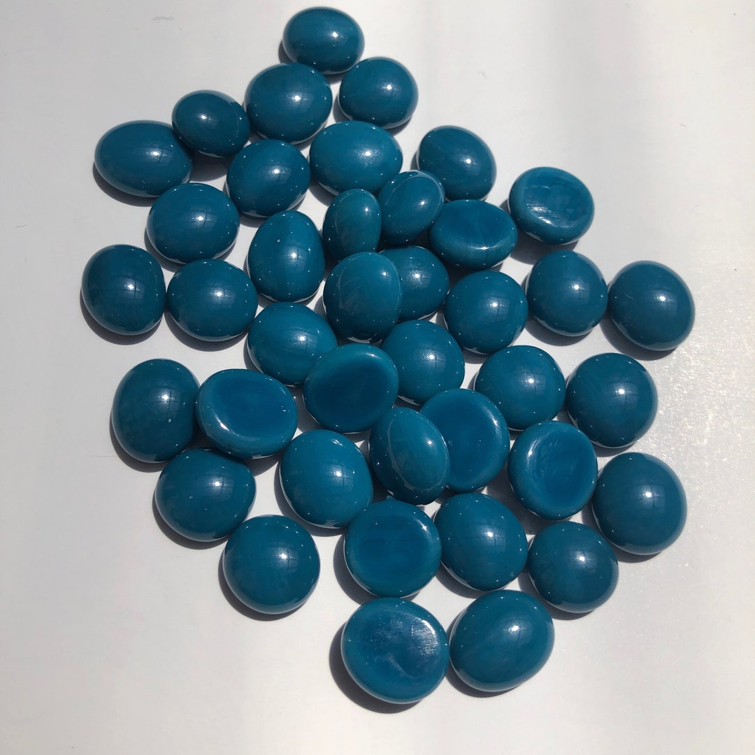 Pente Stones - Game Stones - Rare Solid Medium Blue Color! - Etsy