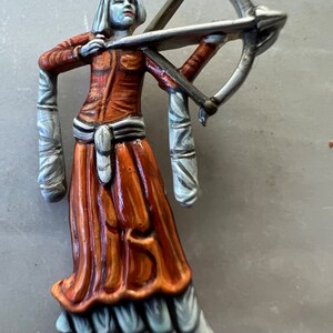 Crossbow Woman - Hand Painted Badge - Livery Pins - HEMA - SCA - LARP ...