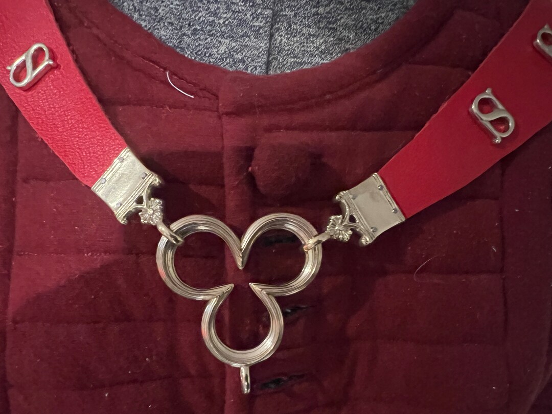 Medieval Leather-backed Livery Collar Collar of esse or s SCA EMP LARP ...