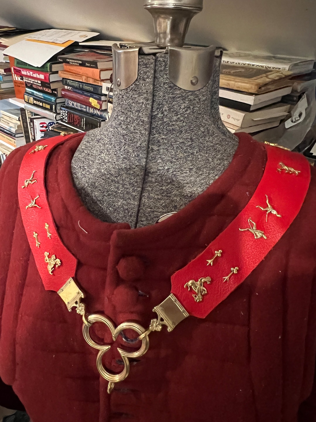 Medieval Leather-backed Livery Collar - Fiore Dei Liberi Theme - Hema ...