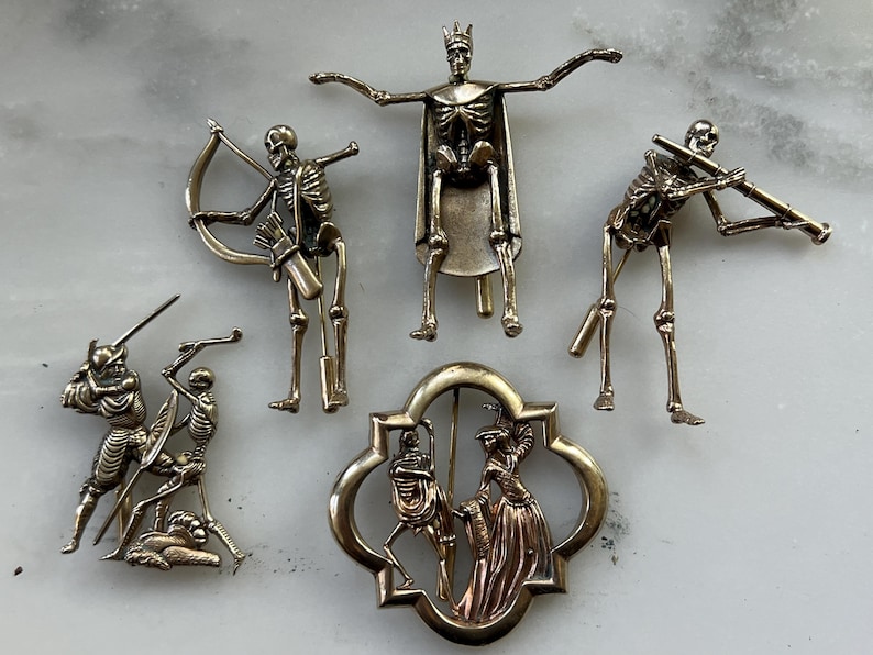 Skeleton King - 15th Century - Livery / Pilgrim's Badge - SCA - HEMA ...