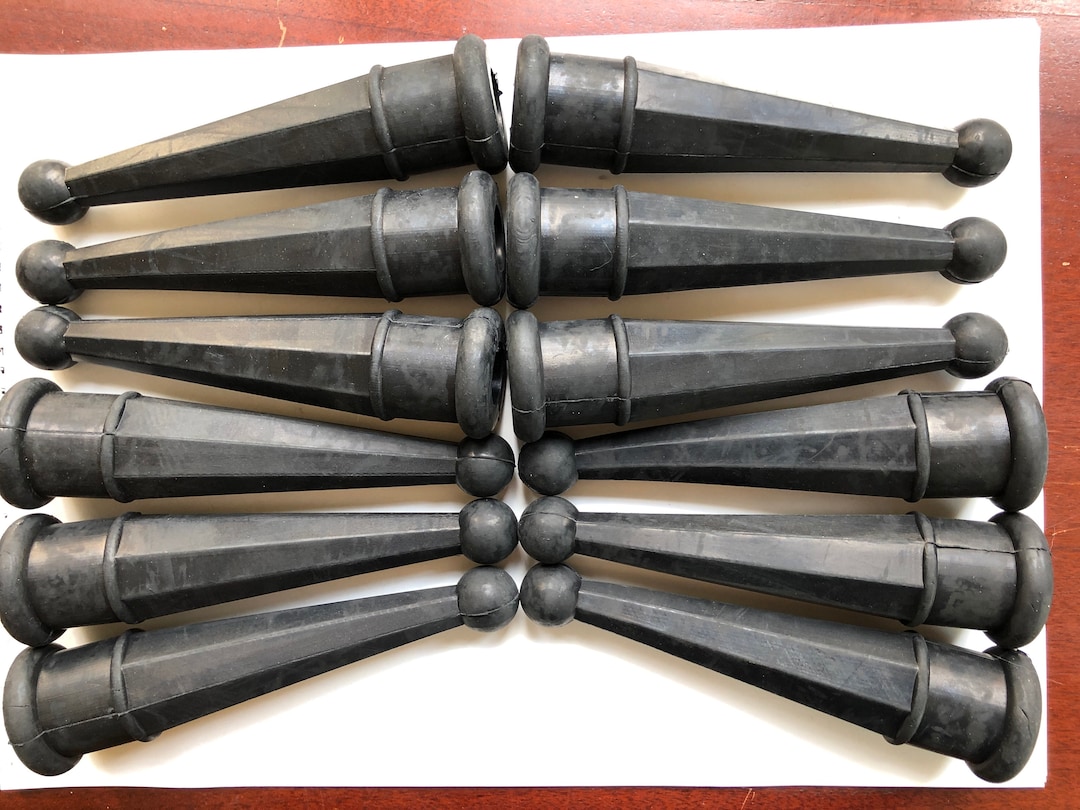 Heavy Duty Rubber Spear-head Twelve Pack - Etsy