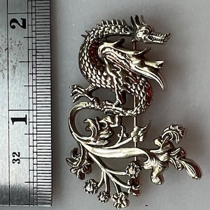 Elegant Dragon Pin - 15th Century Style - Livery / Pilgrim's Badge ...