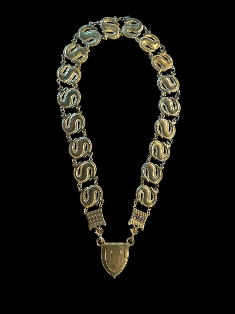 Medieval Livery Collar With Custom Heraldic Escutcheon: SCA LARP ...