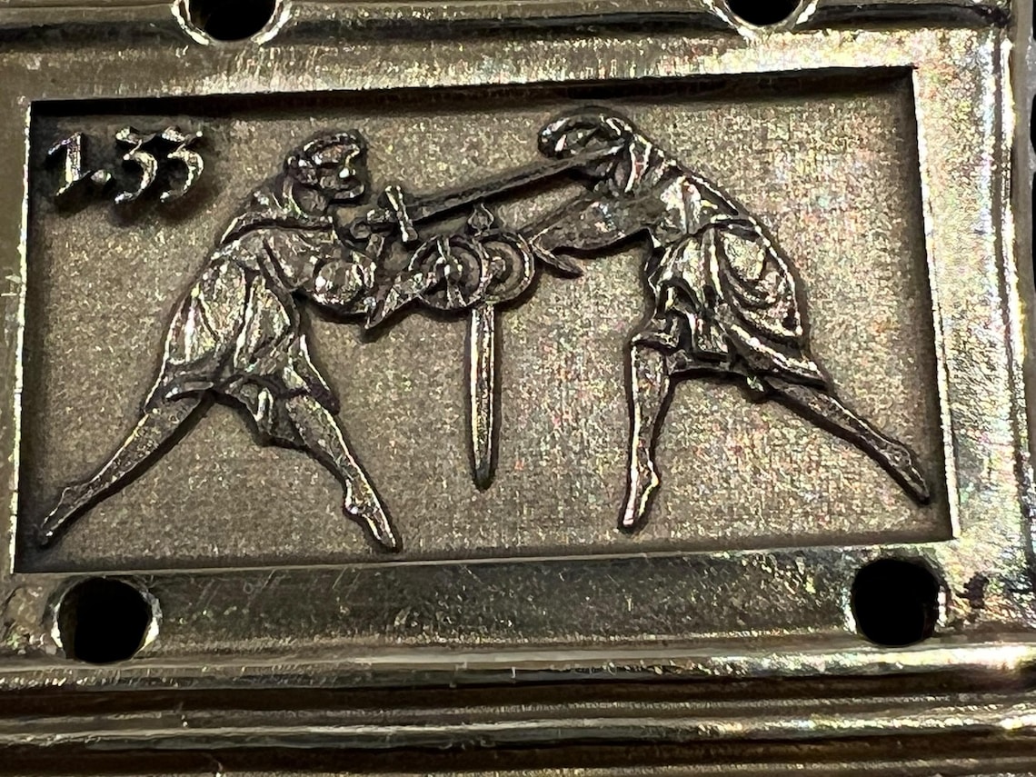 I.33 Manuscript Belt Buckle & Tip Set: Medieval Gothic SCA LARP HEMA - Etsy