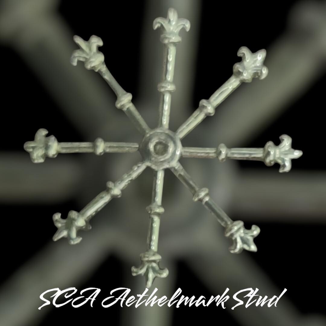 Medieval Belt Stud - Wheel - SCA, Aethelmark, HEMA, Reenactment ...