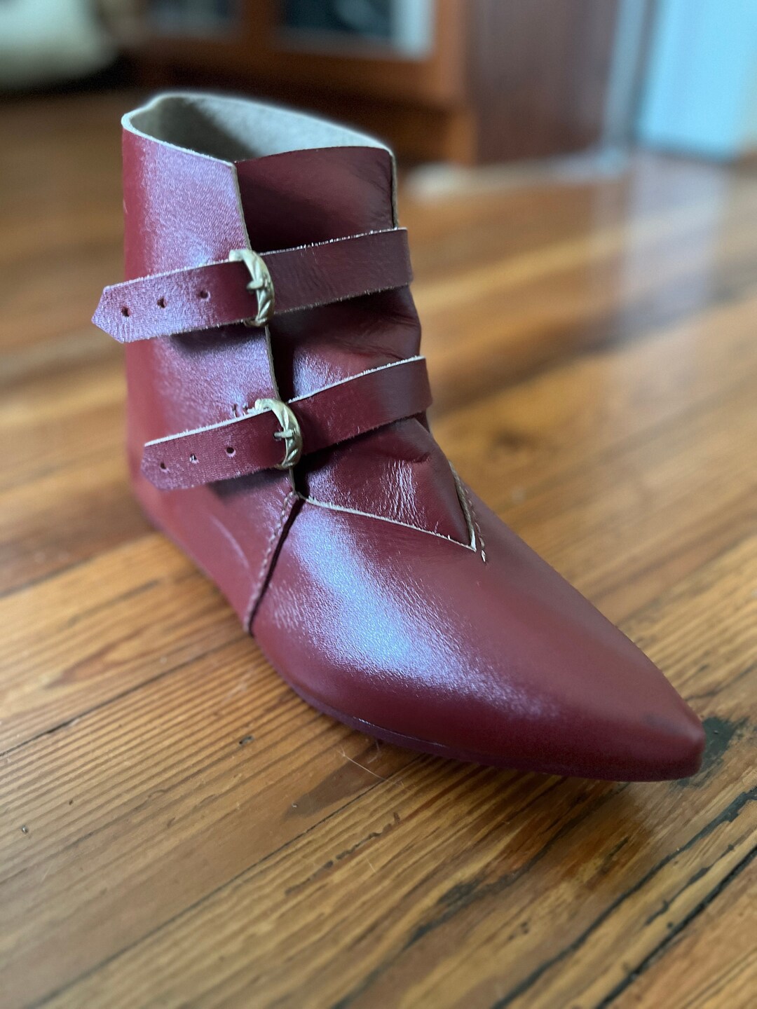 Medieval-style Buckle Boot - Etsy