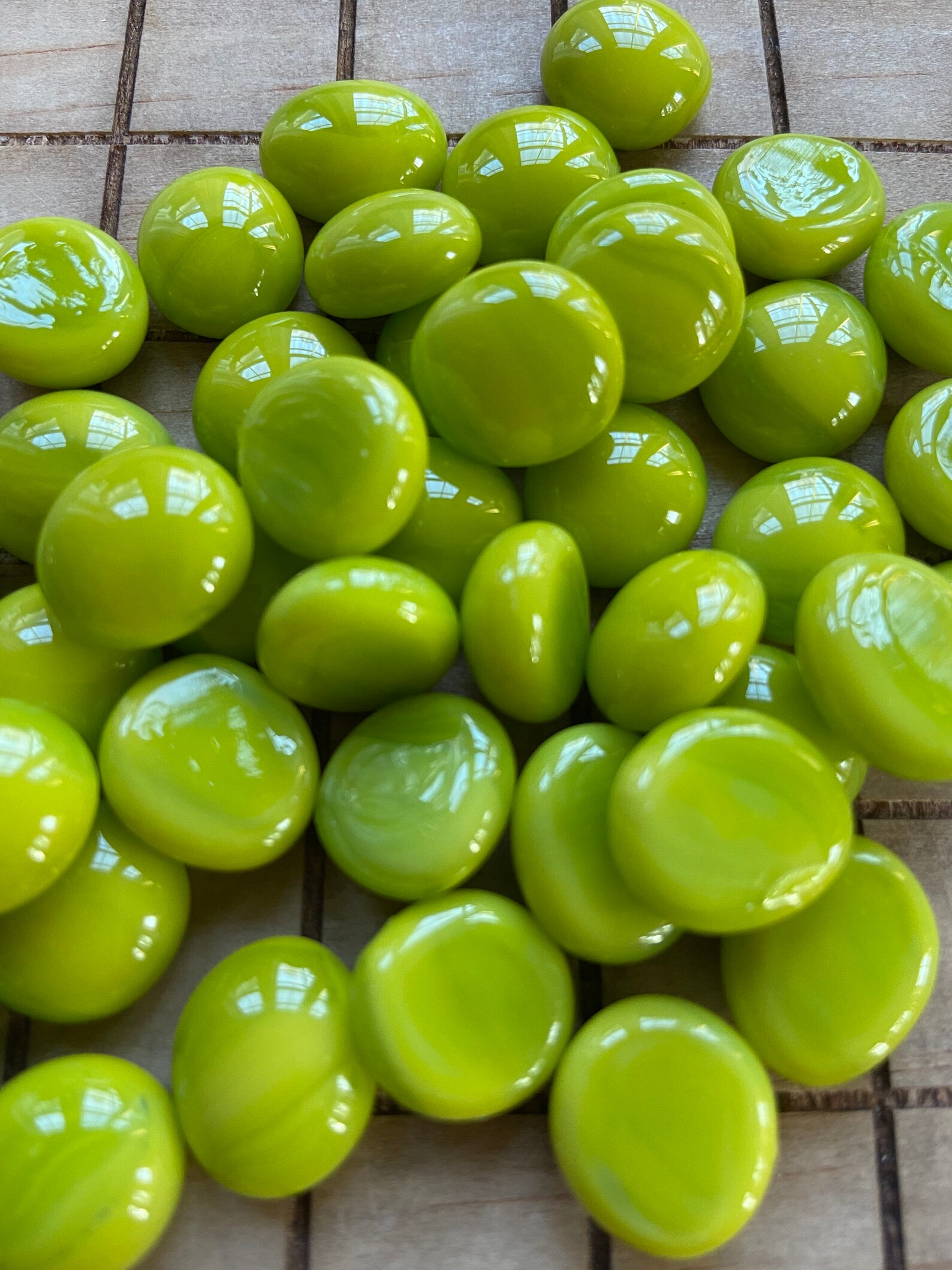 Pente Stones Game Stones Kermit or Parrot Green Color - Etsy