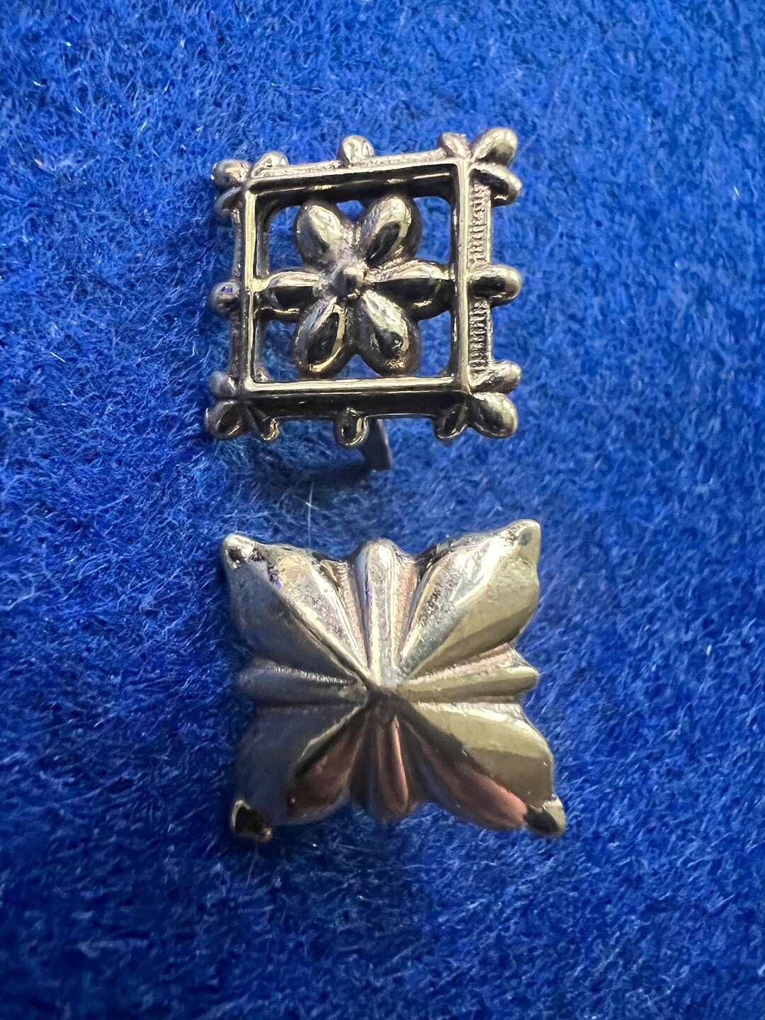 Medieval Belt Stud Fluted Pyramid and Floral Pierced SCA, HEMA ...