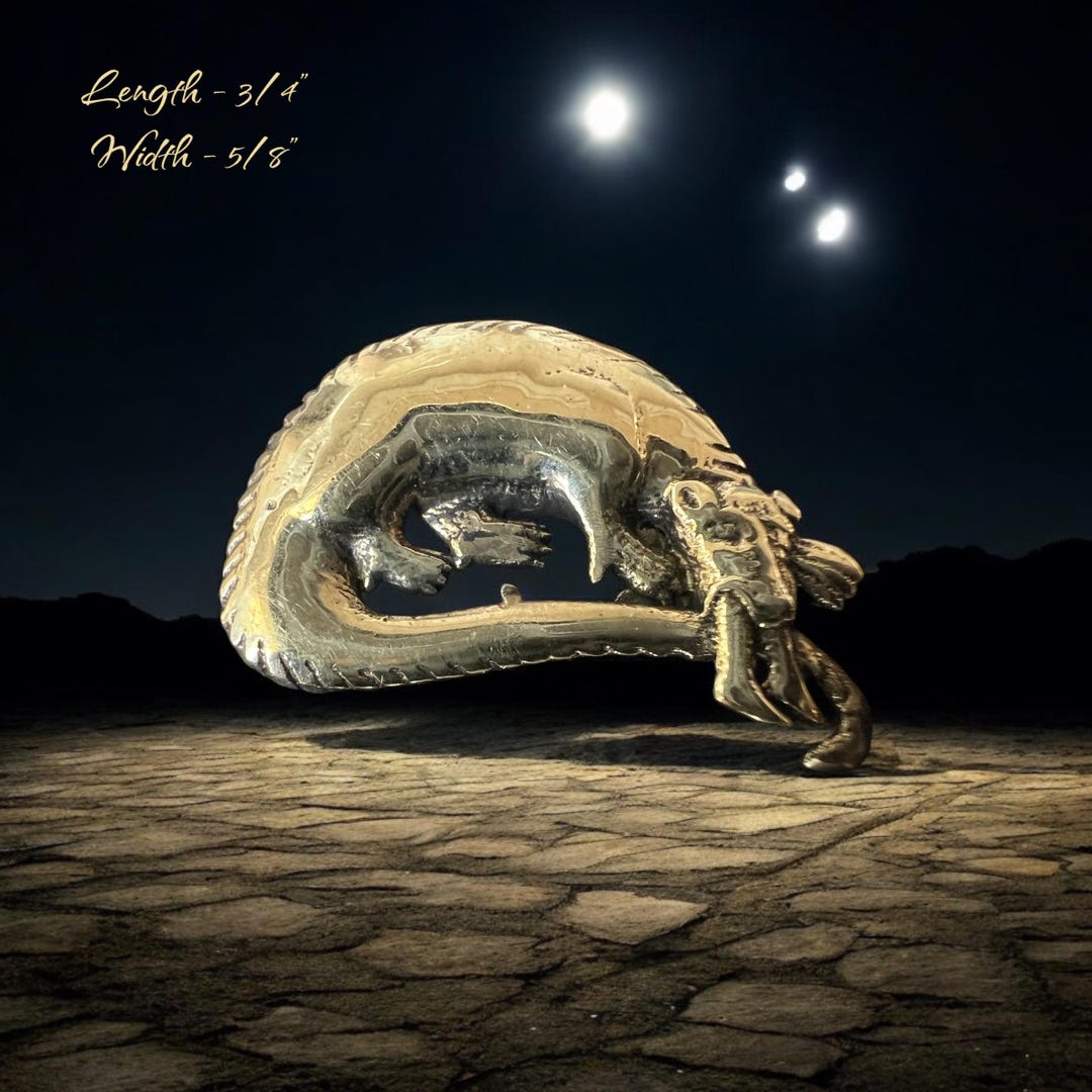 Medieval Crocodile or Dragon Belt Studs! Medieval Marginalia, HEMA, SCA ...