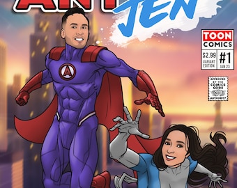 Custom Couples Comic - Etsy
