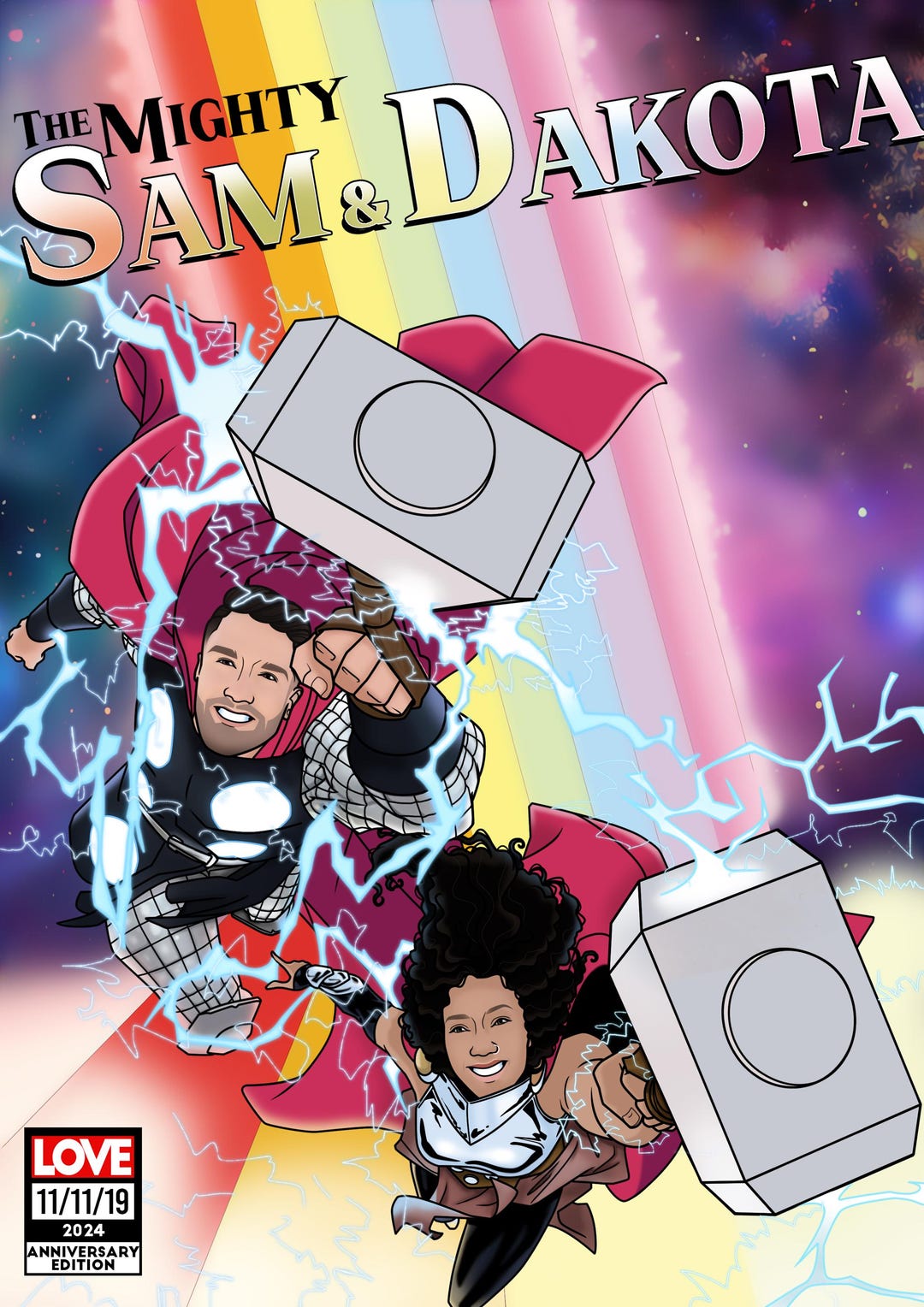 Custom Comic Book Cover: Personalized Superhero Portrait (digital ...