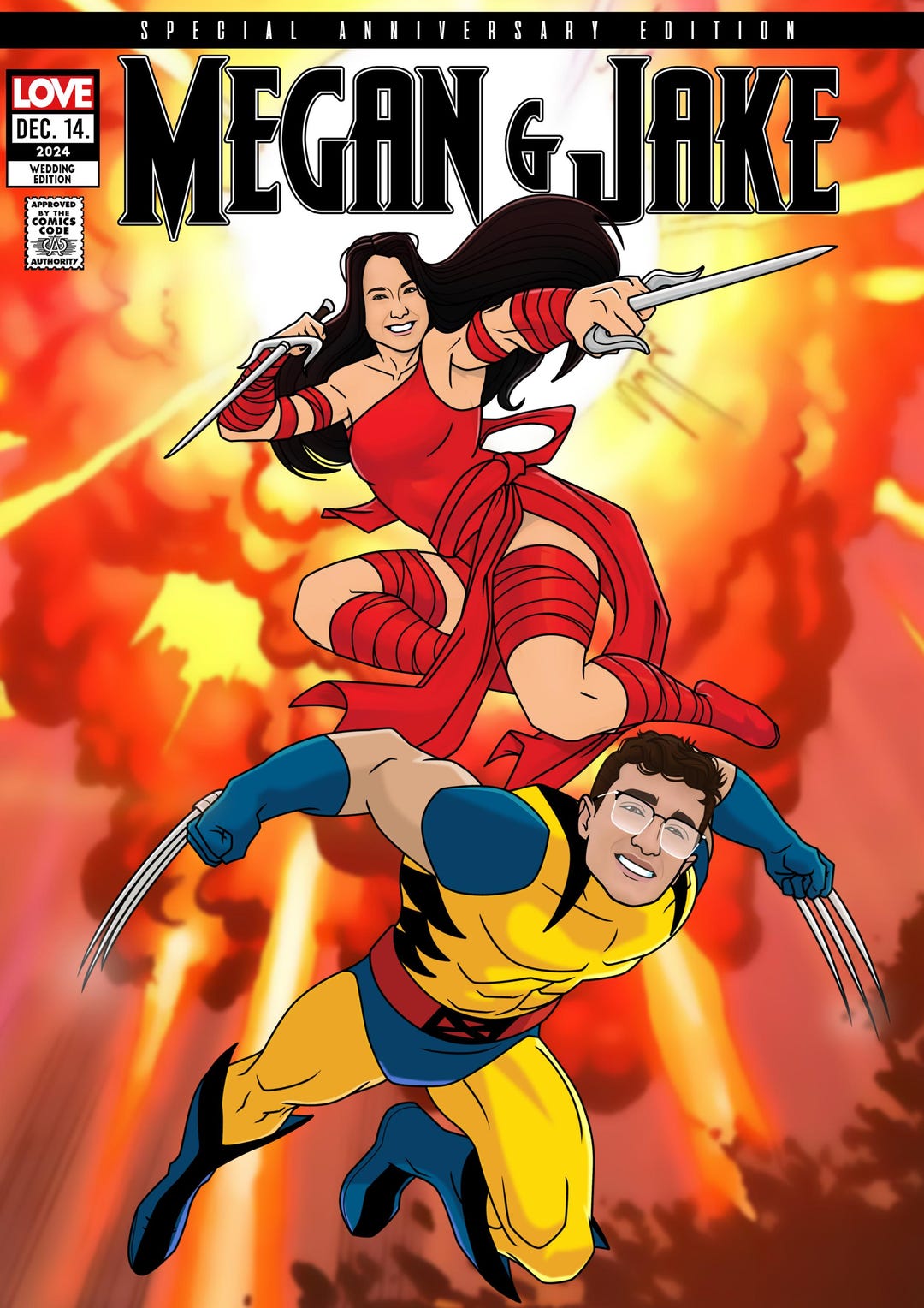 Custom Superhero Comic Book Cover, Personalized Portrait Gift - Etsy