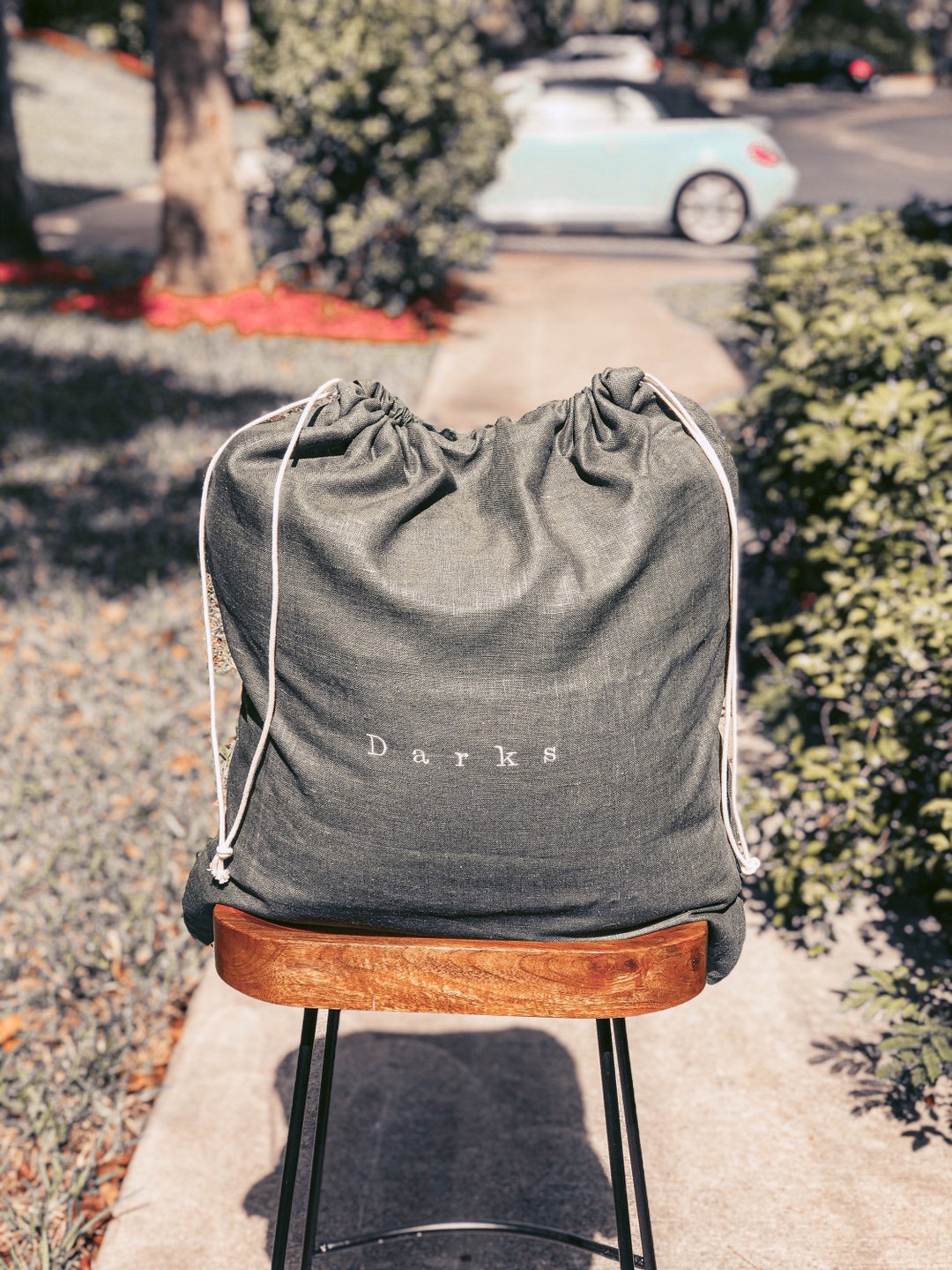 Laundry Bag Dark Colors Large Custom Laundry Bag Linen Personalized ...